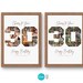 30 Collage Frame Canva Editable , 30 Number Collage Frame ,30th ...