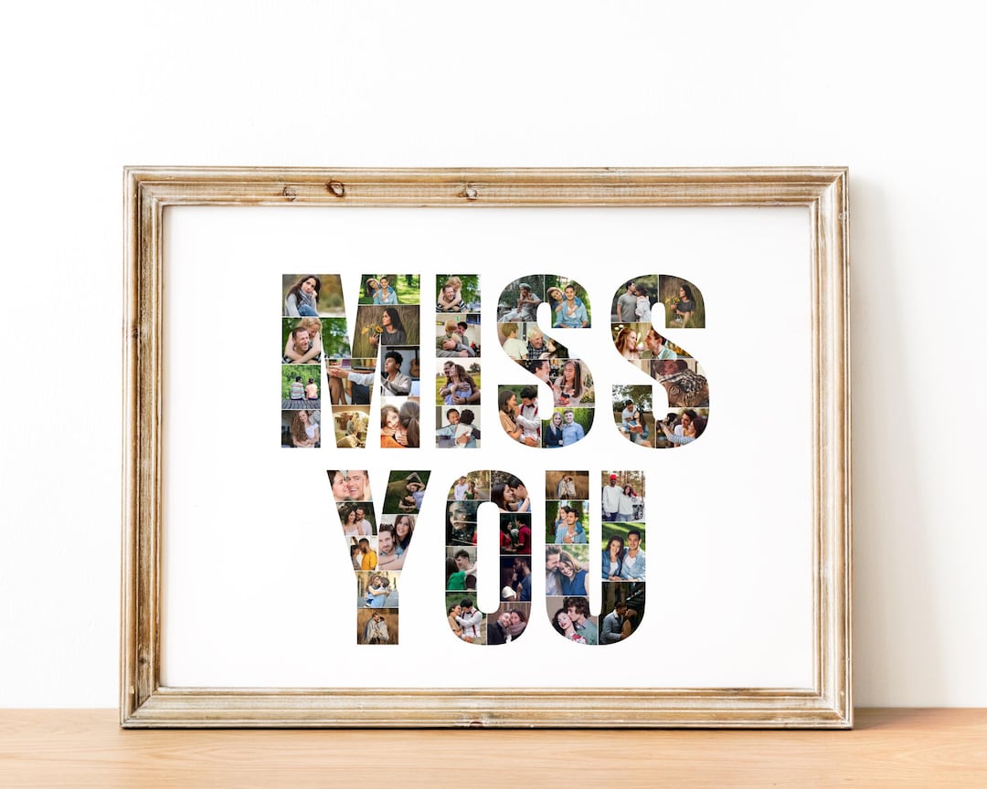 Farewell Photo Collage: Personalized Goodbye Gift (digital Download ...