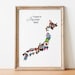 Japan Map Photo Collage Template: Travel Storyboard (canva Digital ...