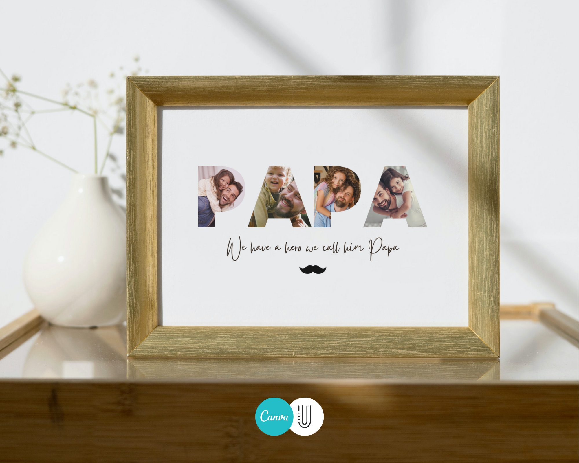 Birthday Present for Daddy, Gift for Papa,papa Photo Frame, Papa Photo ...