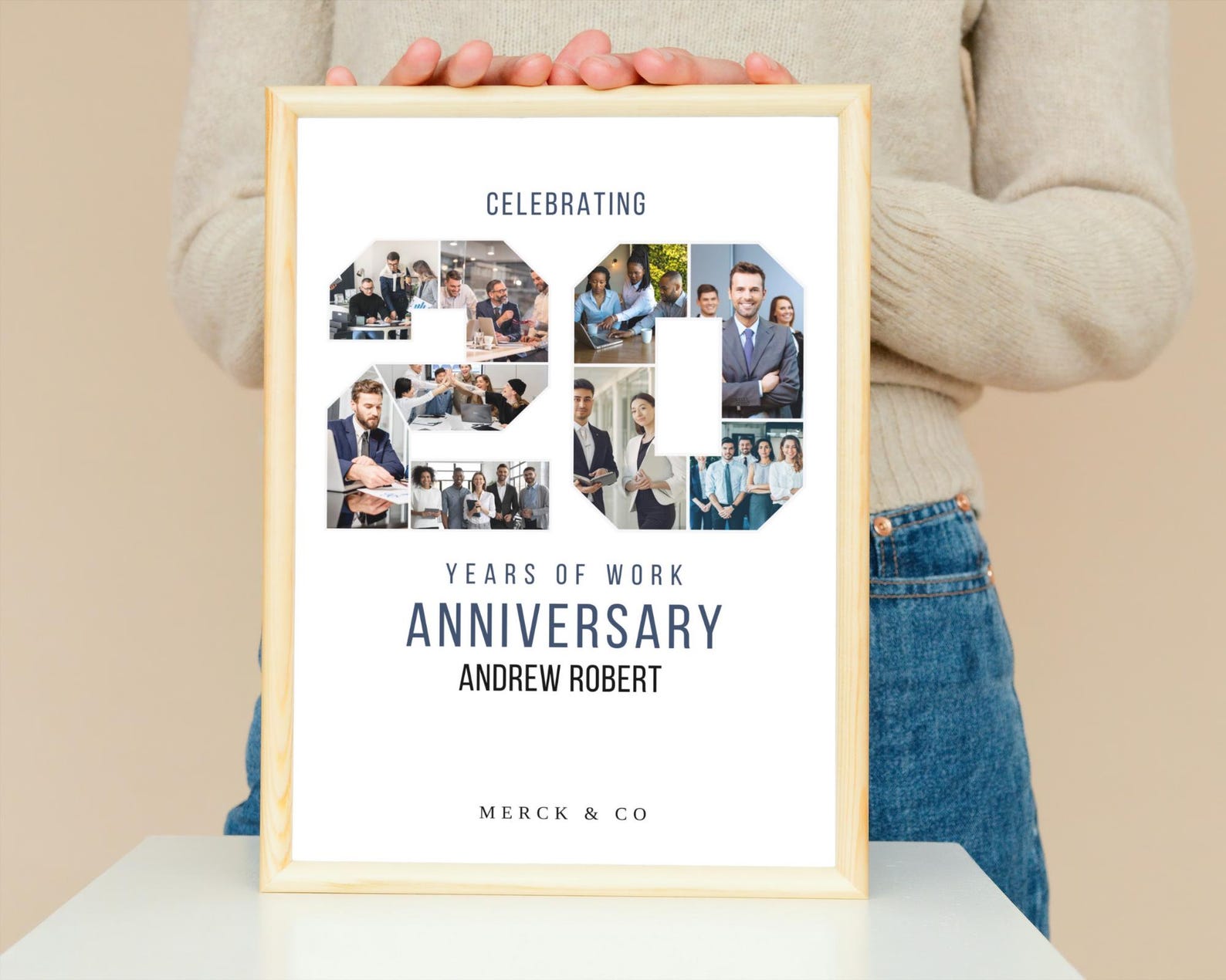 Work Anniversary Gifts, Personalized Gifts,20th Anniversary ...