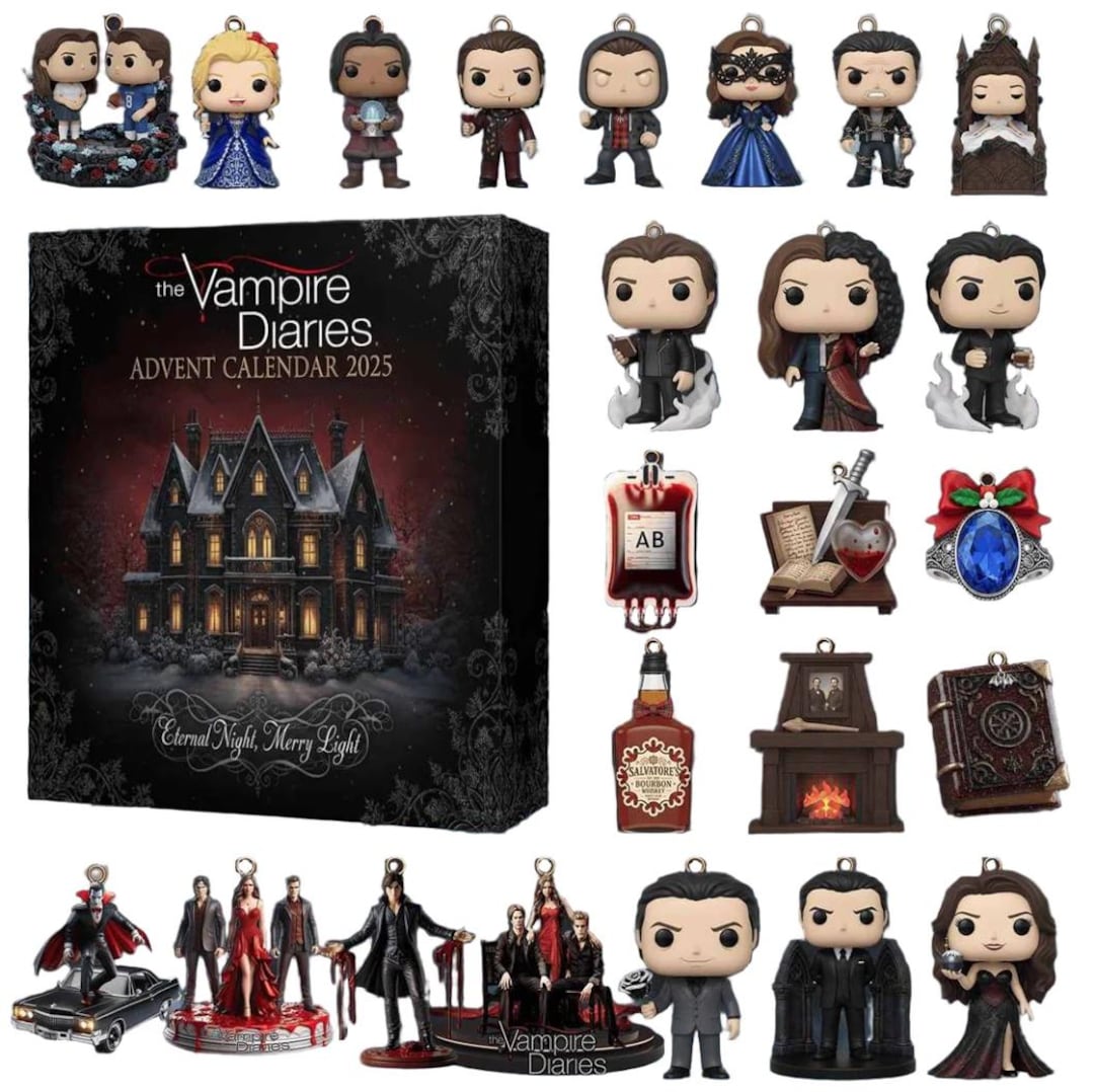The Vampire Diaries Advent Calendar 2025, Christmas Countdown Advent ...