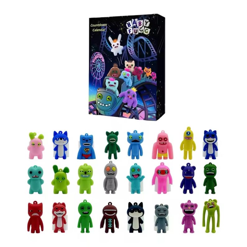 Nativity 2025 Christmas Advent Calendar 24 Days Tooth Monster Figures ...