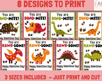 Kids Valentines Cards Instant Digital Download Printable Kids | Etsy