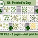 St. Patrick's Day Count and Clip Flashcards, Numbers 1-20, St. Patricks ...