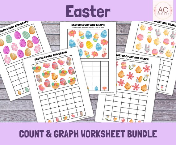 Easter Math Graphs Easter Math And Literacy Activities For 1st Grade