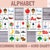 Printable Alphabet Posters, Beginning Sounds Word Chart, Letter Size ...