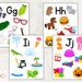 Printable Alphabet Posters, Beginning Sounds Chart (digital Download ...
