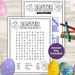 Easter Word Search Printable, Fun Spring Activity for Kids Learning at ...