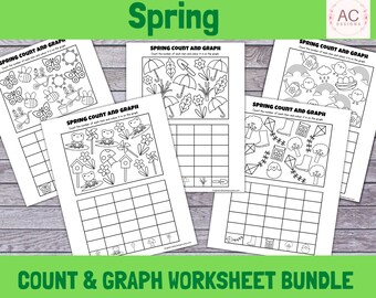 Blank Graph Templates: Bar Graph Pie Chart Pictograph Line - Etsy