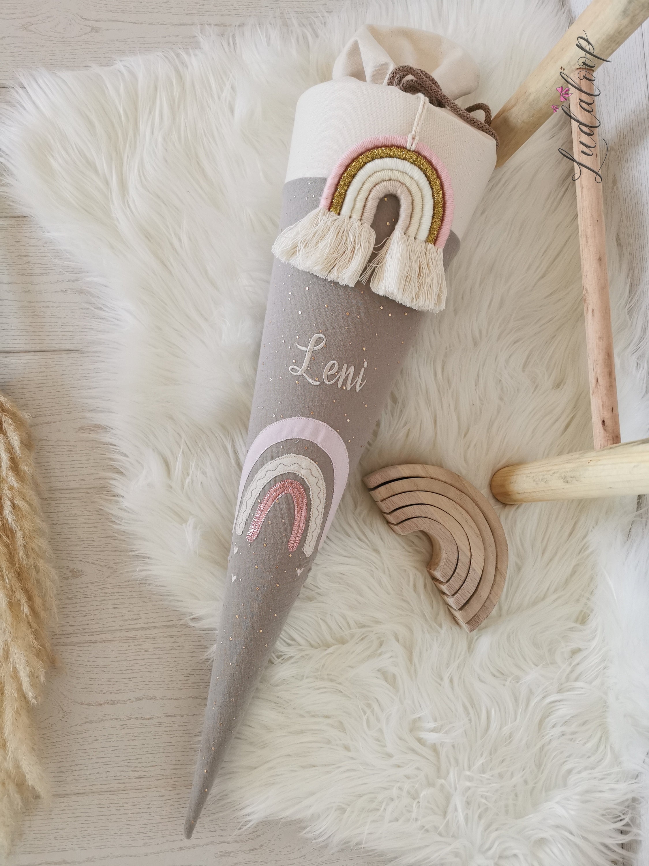 Schultüte Schultüte Regenbogen 70cm Schultüte Zuckertüte - Etsy.de