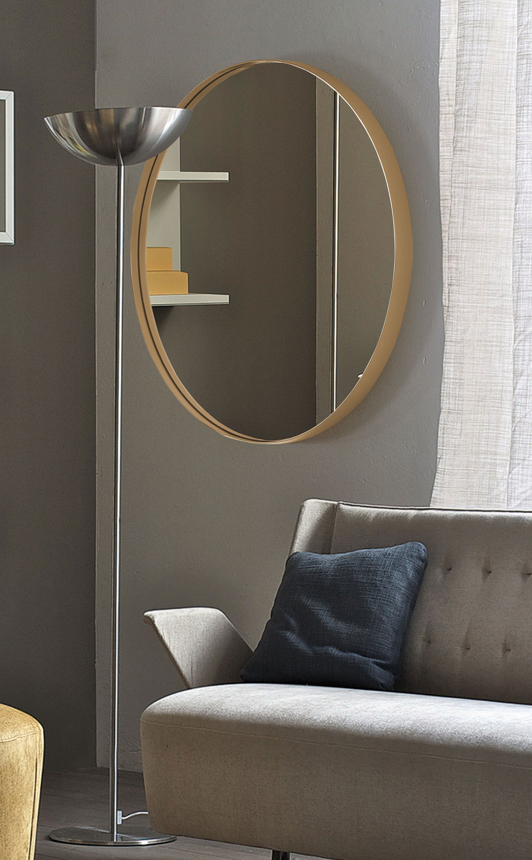 Round Mirror Full Length Mirror Vanity Mirror Bathroom - Etsy