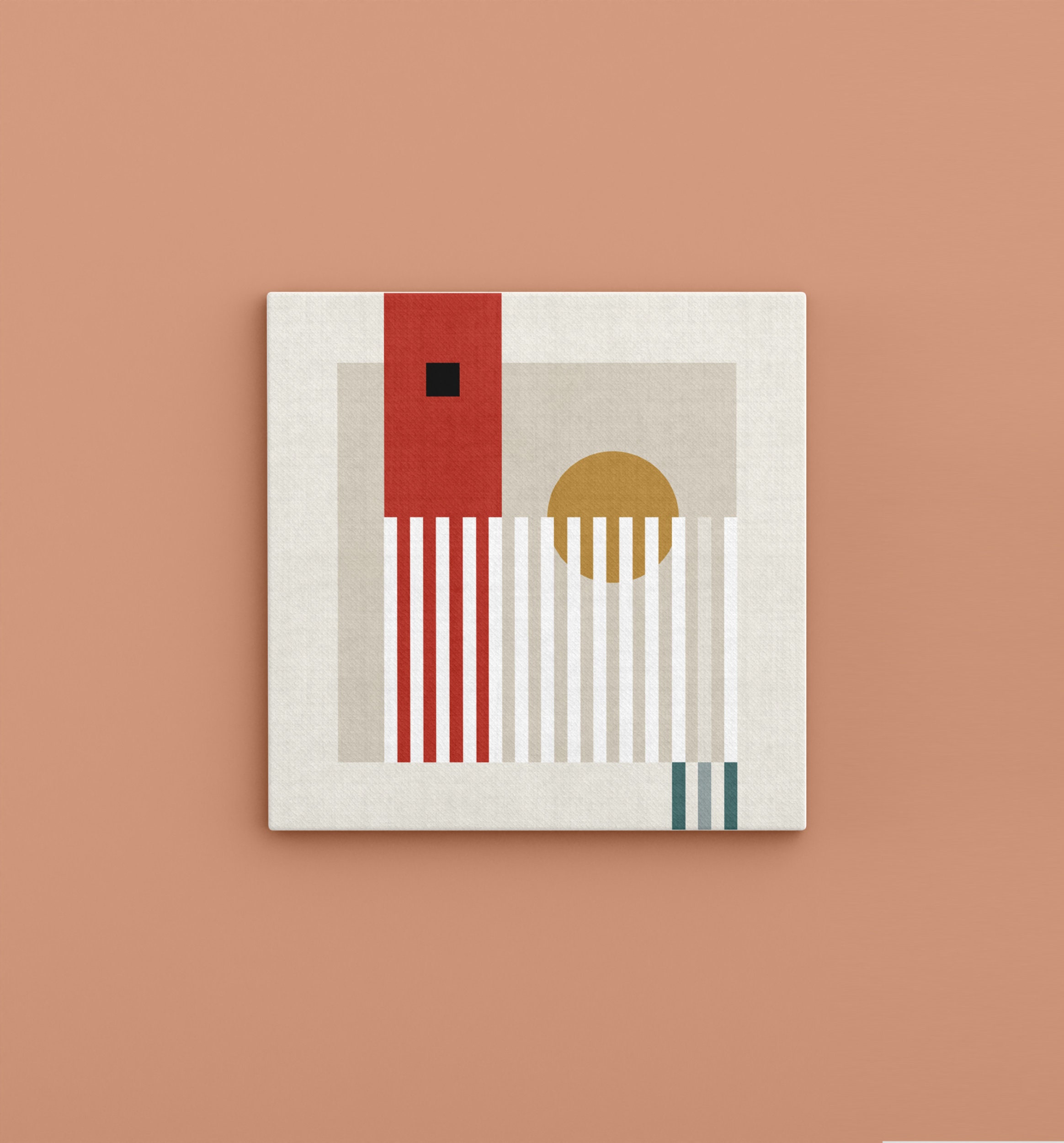 Square Abstract Wall Art | PRINTABLE DOWNLOAD | Modern Geometric Print ...