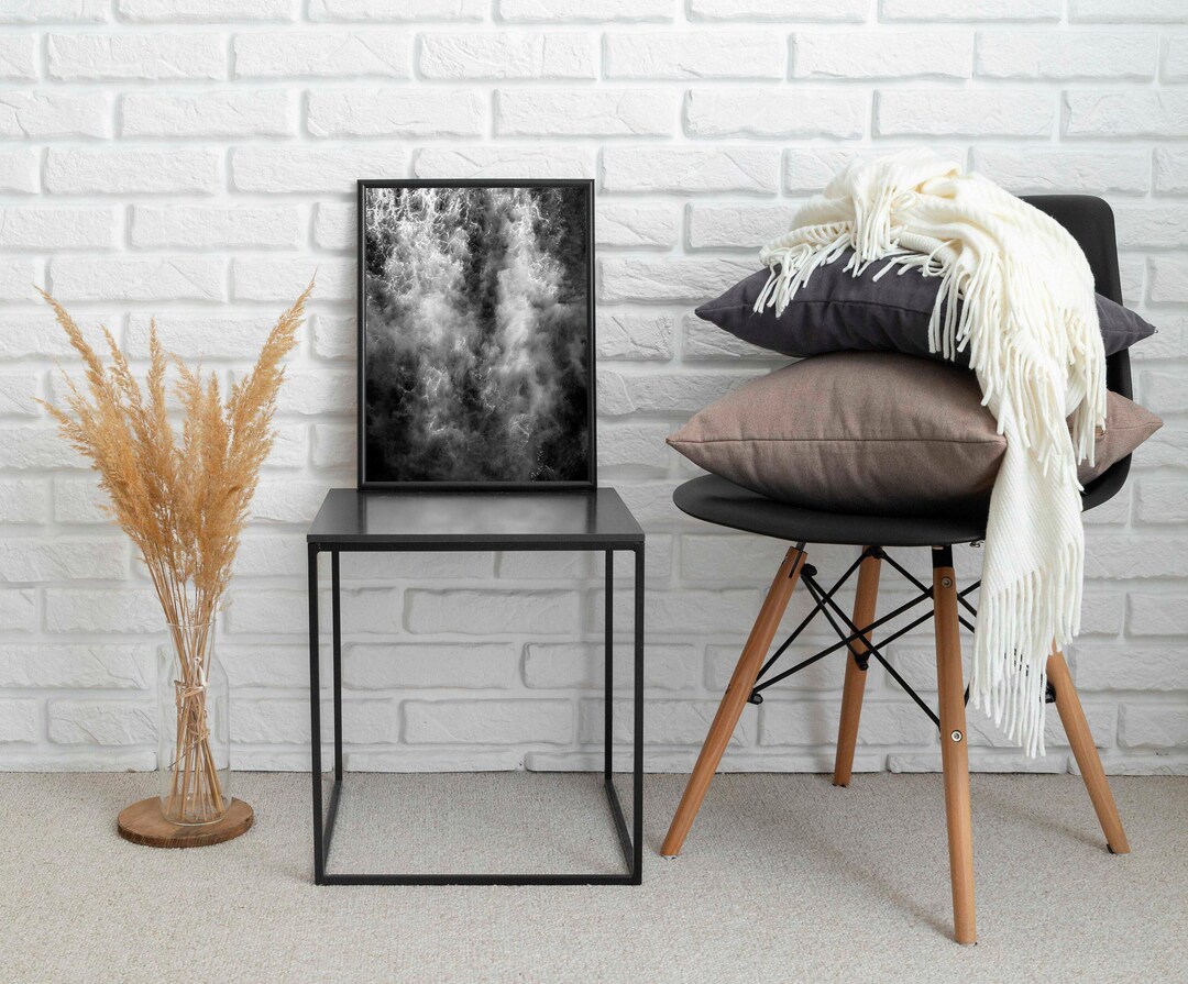 Black and White Water Photography, Abstract Printable Wall Art Download ...