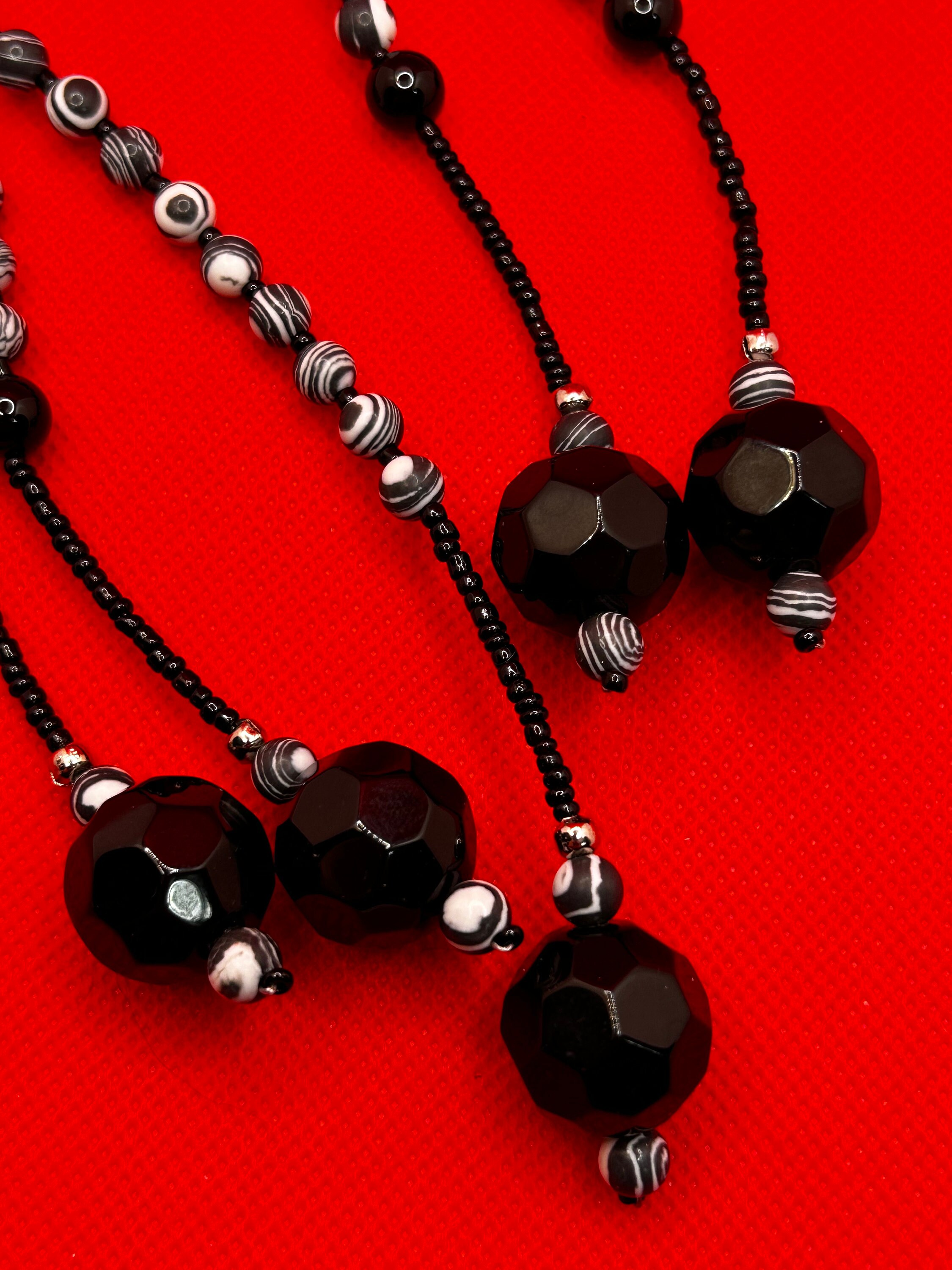 Zebra Prayer Beads-juzu, Buddhist, SGI, Soka Gakkai, Nichiren, Gongyo ...