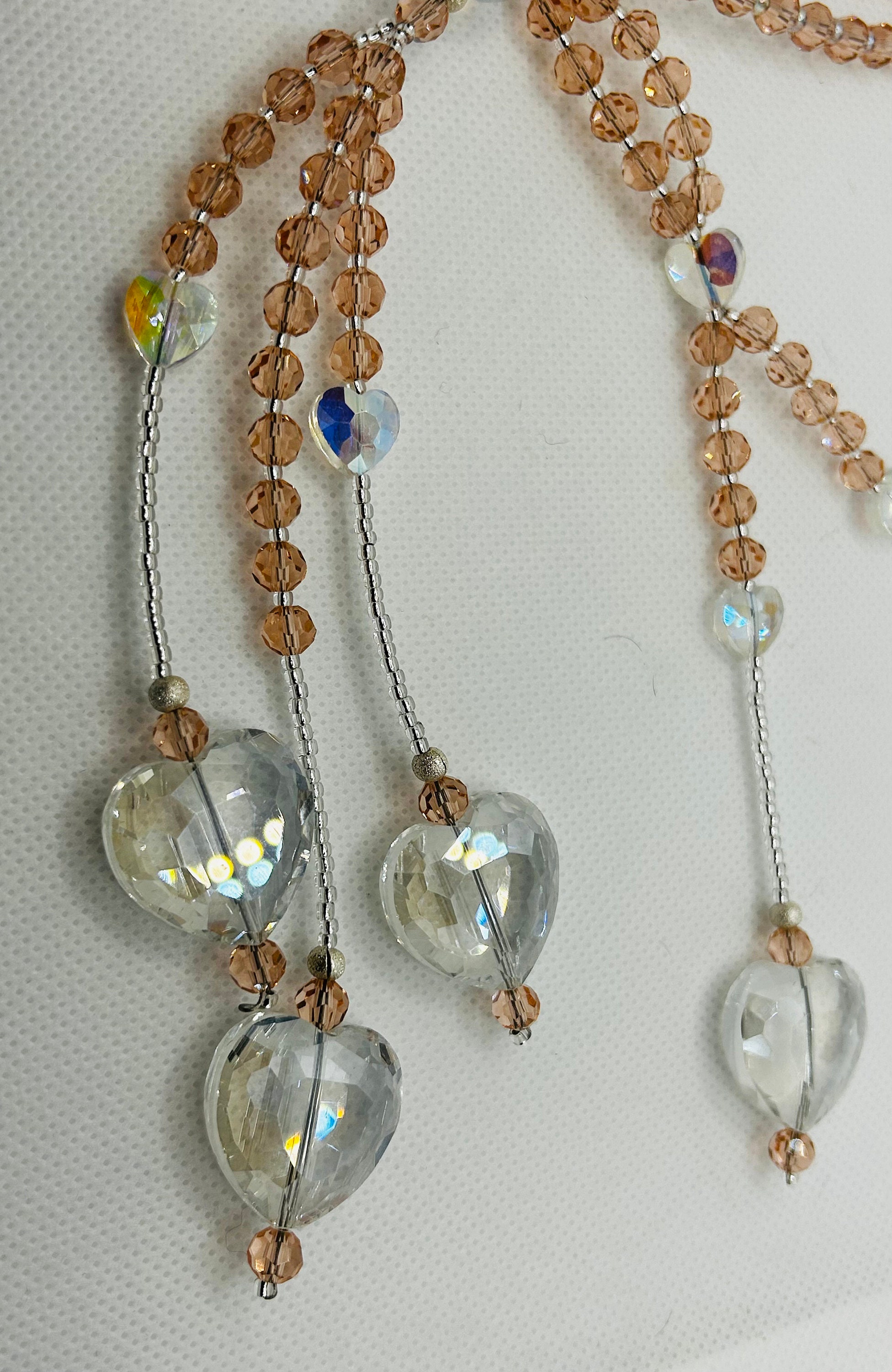 Heart Glass Prayer Beads Juzu, Buddhist, SGI, Soka Gakkai, Gongyo ...