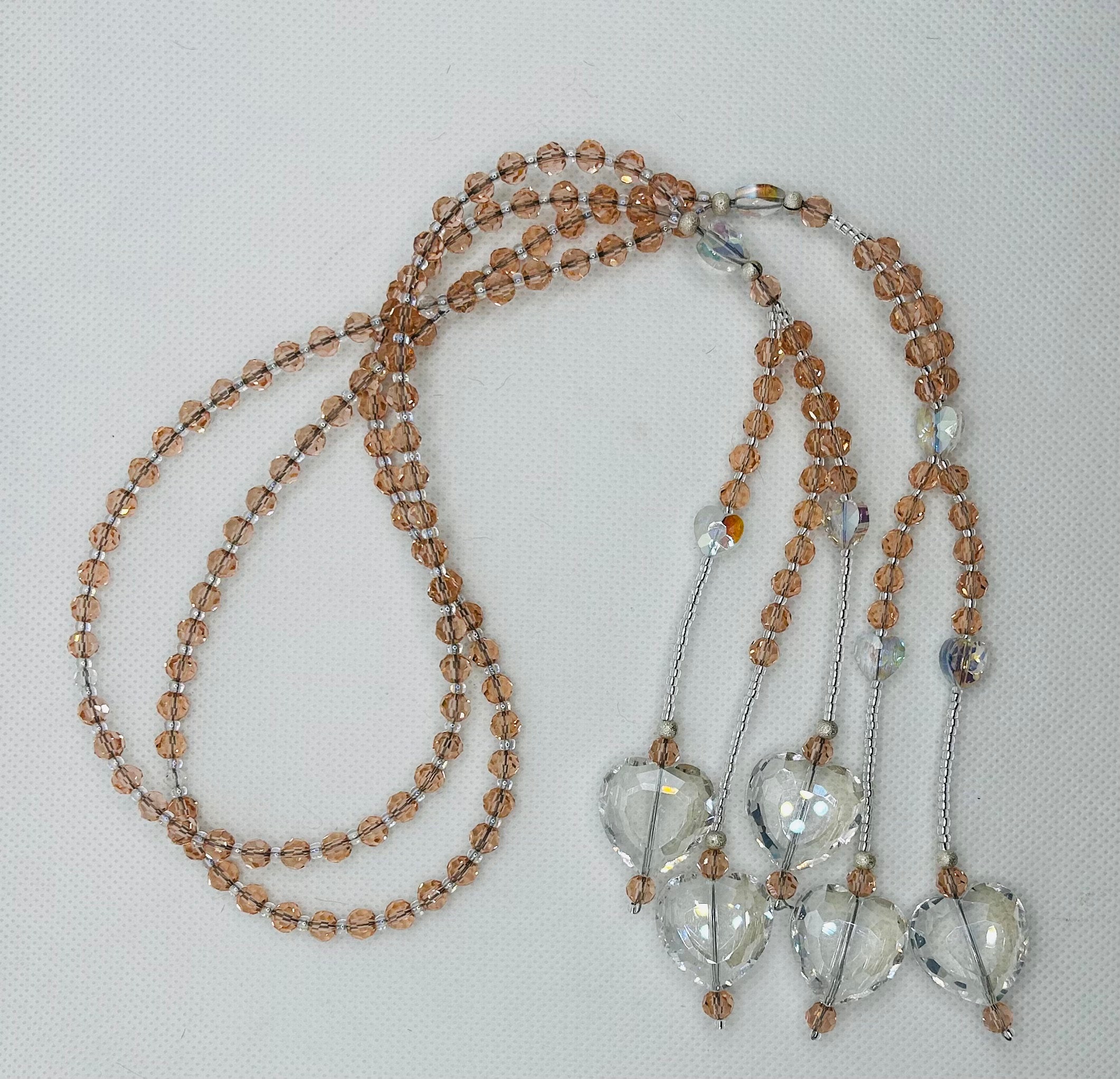 Heart Glass Prayer Beads Juzu, Buddhist, SGI, Soka Gakkai, Gongyo ...