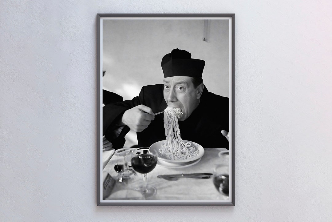 Italian Pasta Poster, Black and White, Vintage Kitchen Wall Art ...