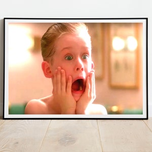 Home Alone Movie Poster Funny Bathroom Wall Art Print Kevin - Etsy