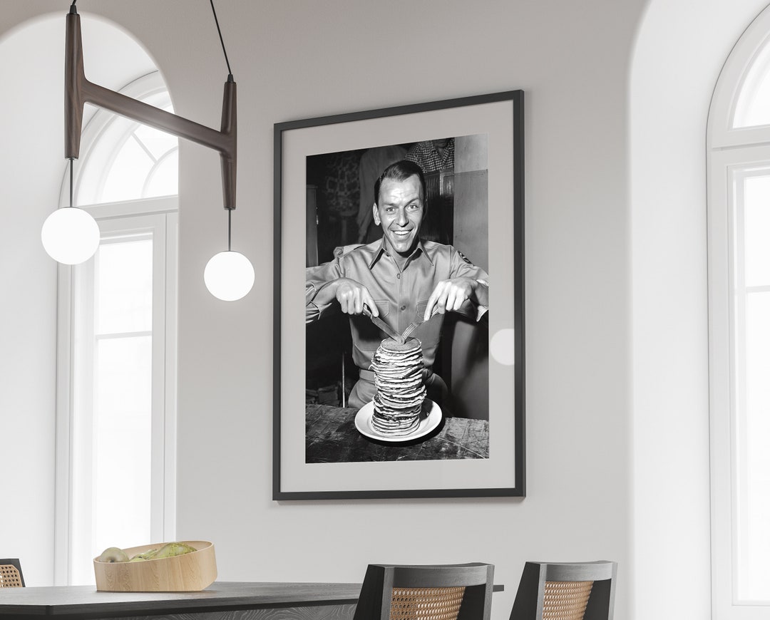 Frank Sinatra Pancake Print, Vintage Kitchen Wall Art (digital Download ...