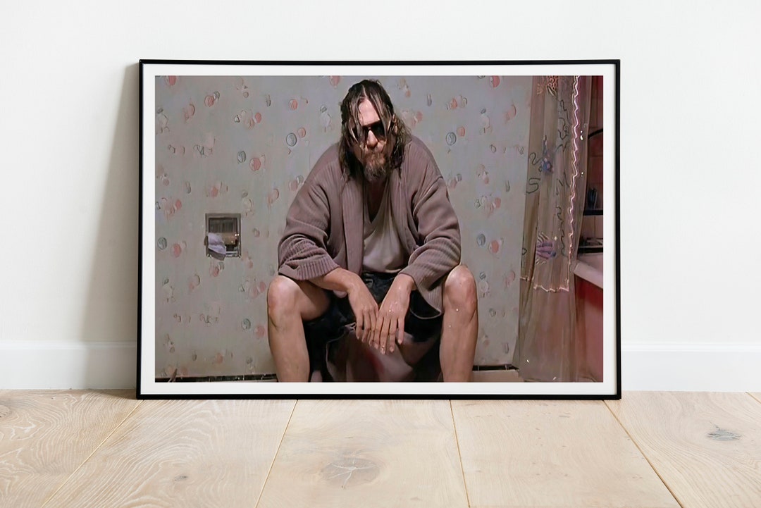 The Big Lebowski Movie Poster: the Dude Funny Bathroom Wall - Etsy