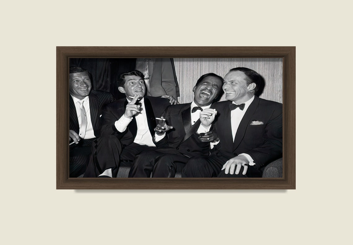The Rat Pack Poster Dean Martin Sammy Davis Jr and Frank - Etsy
