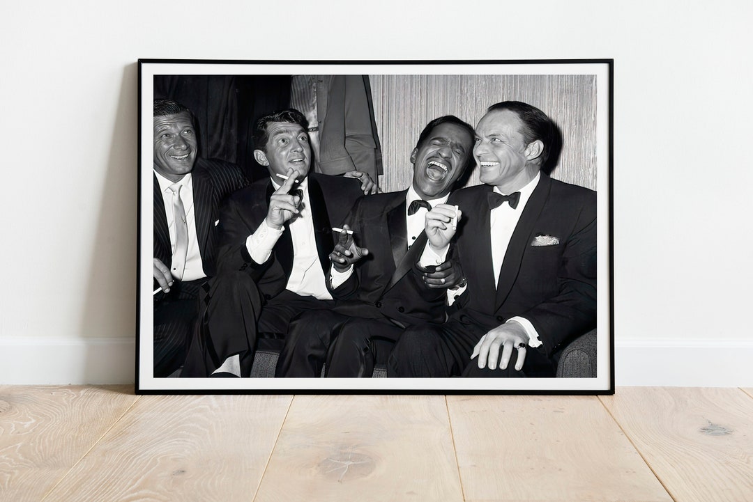 The Rat Pack Poster Dean Martin Sammy Davis Jr and Frank - Etsy