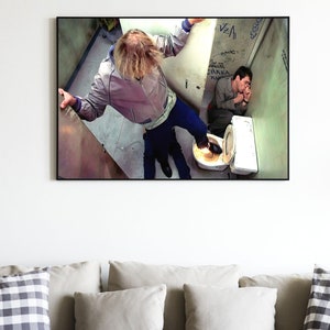 Dumb and Dumber Toilet Poster, Funny Bathroom Wall Decor, Bathroom Wall ...