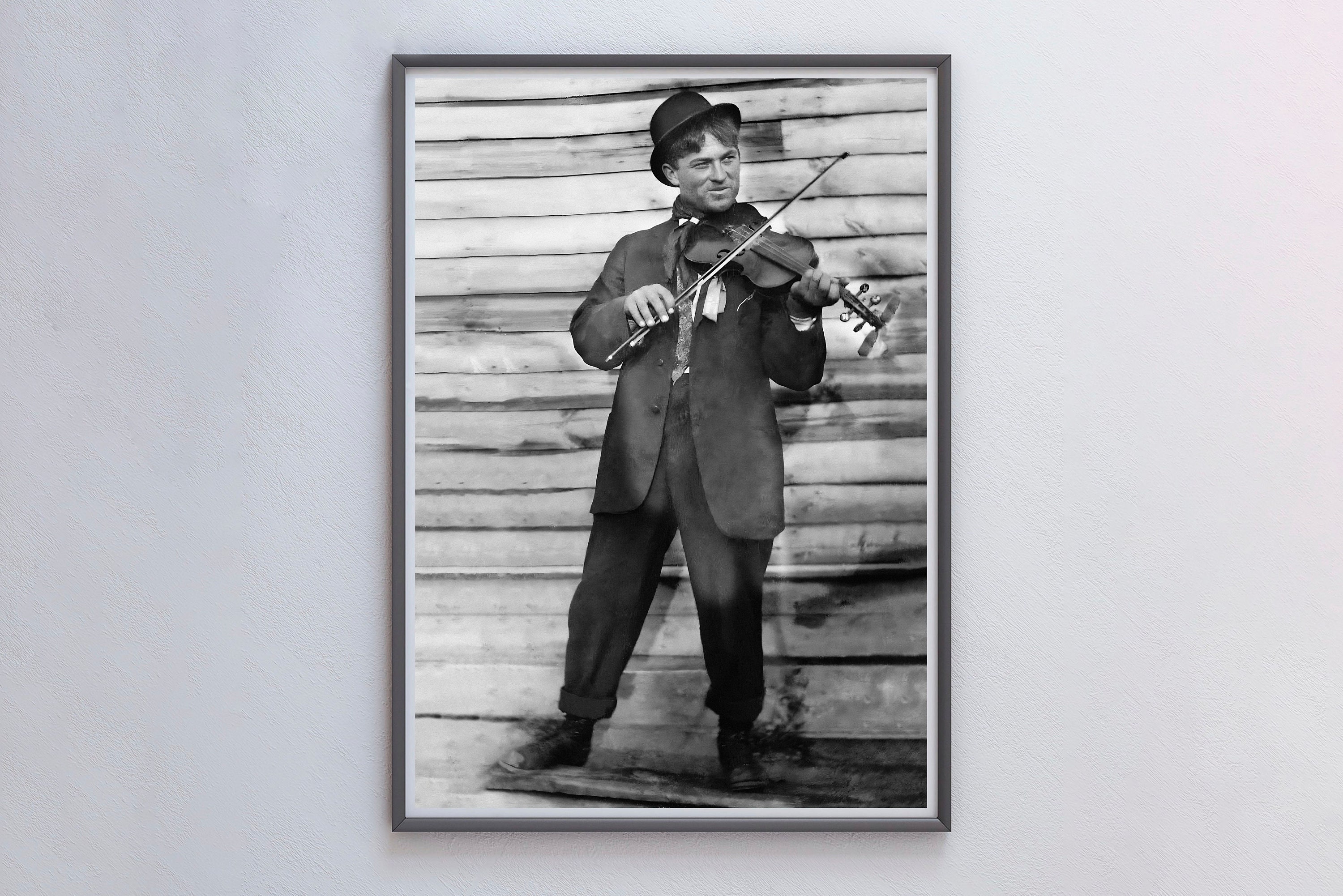 Man Playing Violin Drawing