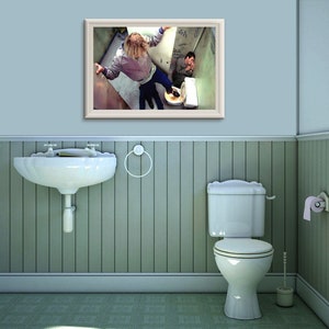 Dumb and Dumber Toilet Poster, Funny Bathroom Wall Decor, Bathroom Wall ...