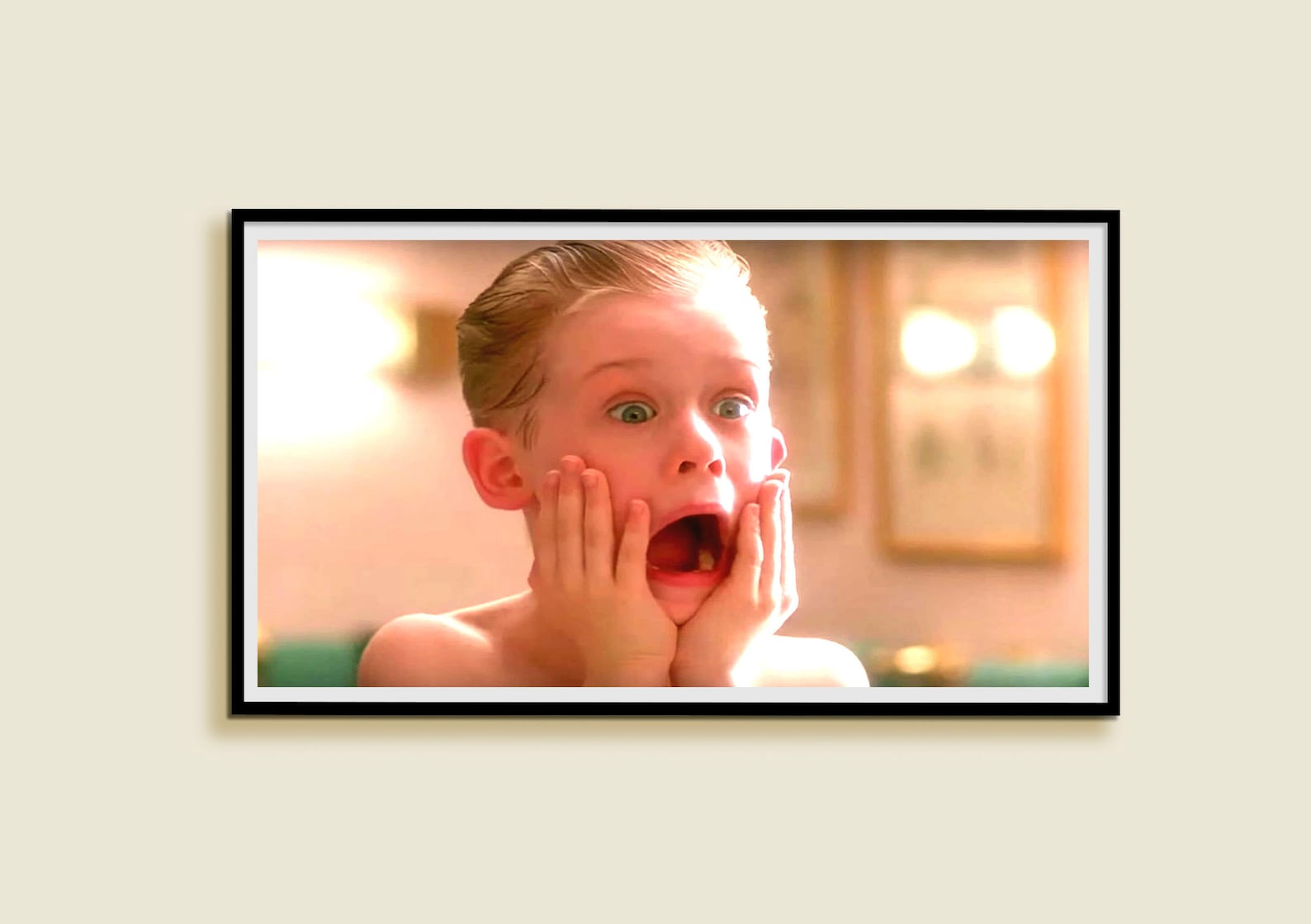 Home Alone Movie Poster Funny Bathroom Wall Art Print Kevin - Etsy