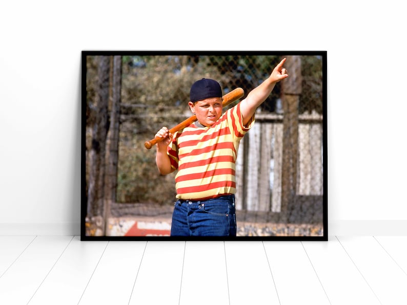 The Sandlot Movie Poster, Ham Porter, Vintage Baseball Print (digital ...