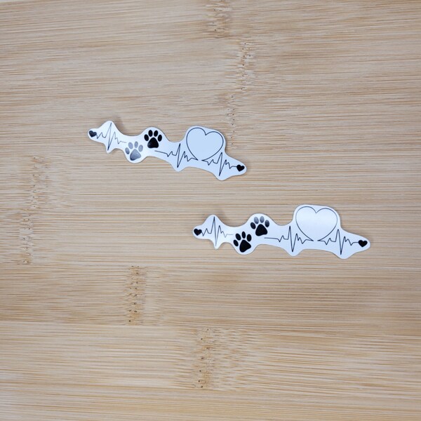 Heartbeat Dog Tattoo - Etsy