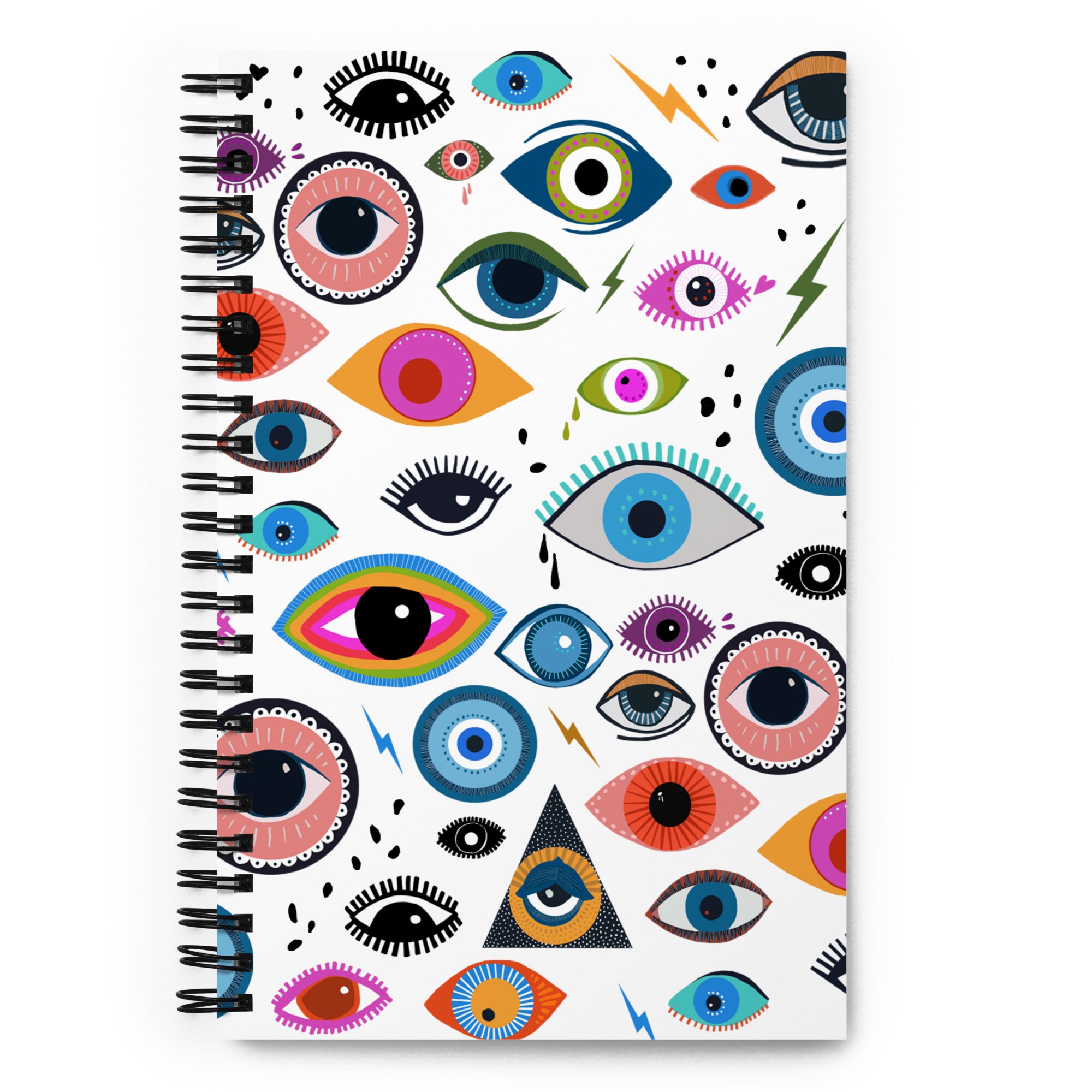 Evil Eye Spiral Notebook, Evil Eye Motivation Notes, Notebook Evil Eye ...