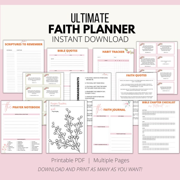 Bible Journaling Printable - Etsy