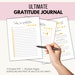 Gratitude Journal Printable Mindfulness Wellness Log - Etsy