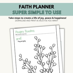 Ultimate Faith Planner Bundle, Printable Prayer Journal, Bible Reading ...