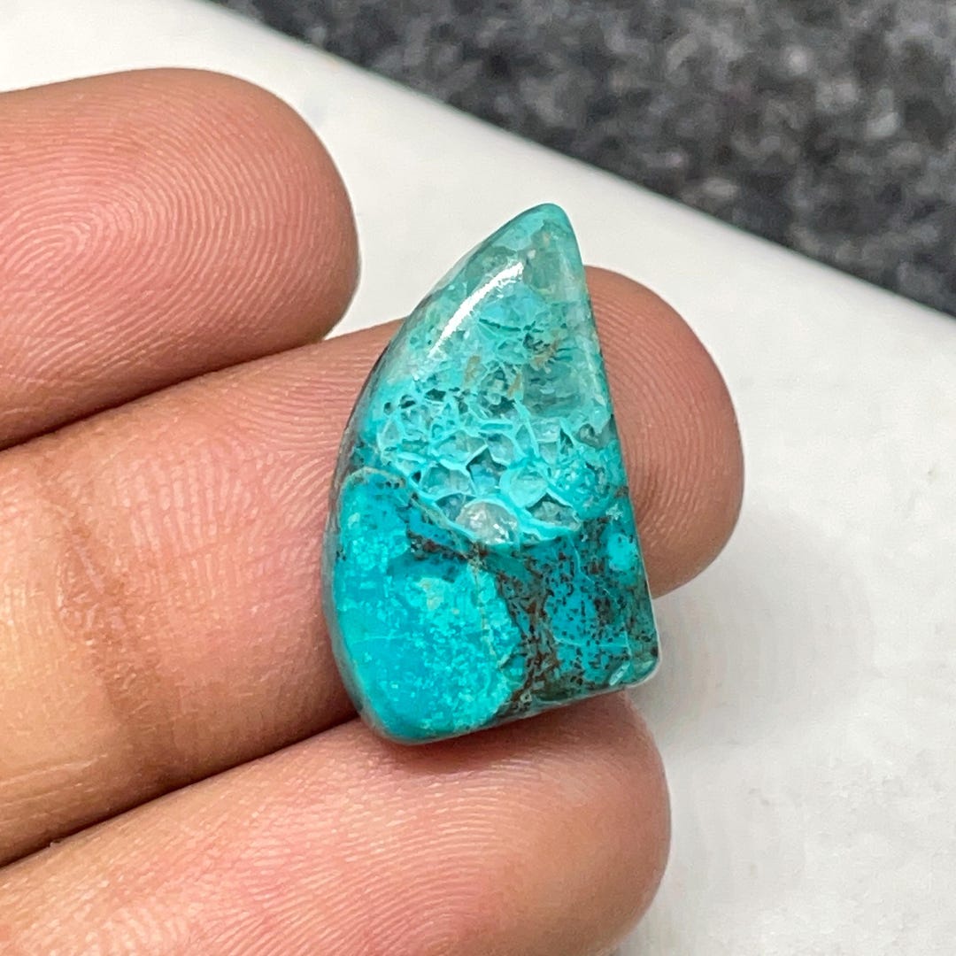 Ice Wave Azurite Freeform, 18x12x5mm, 8CTS, #1030 - Etsy