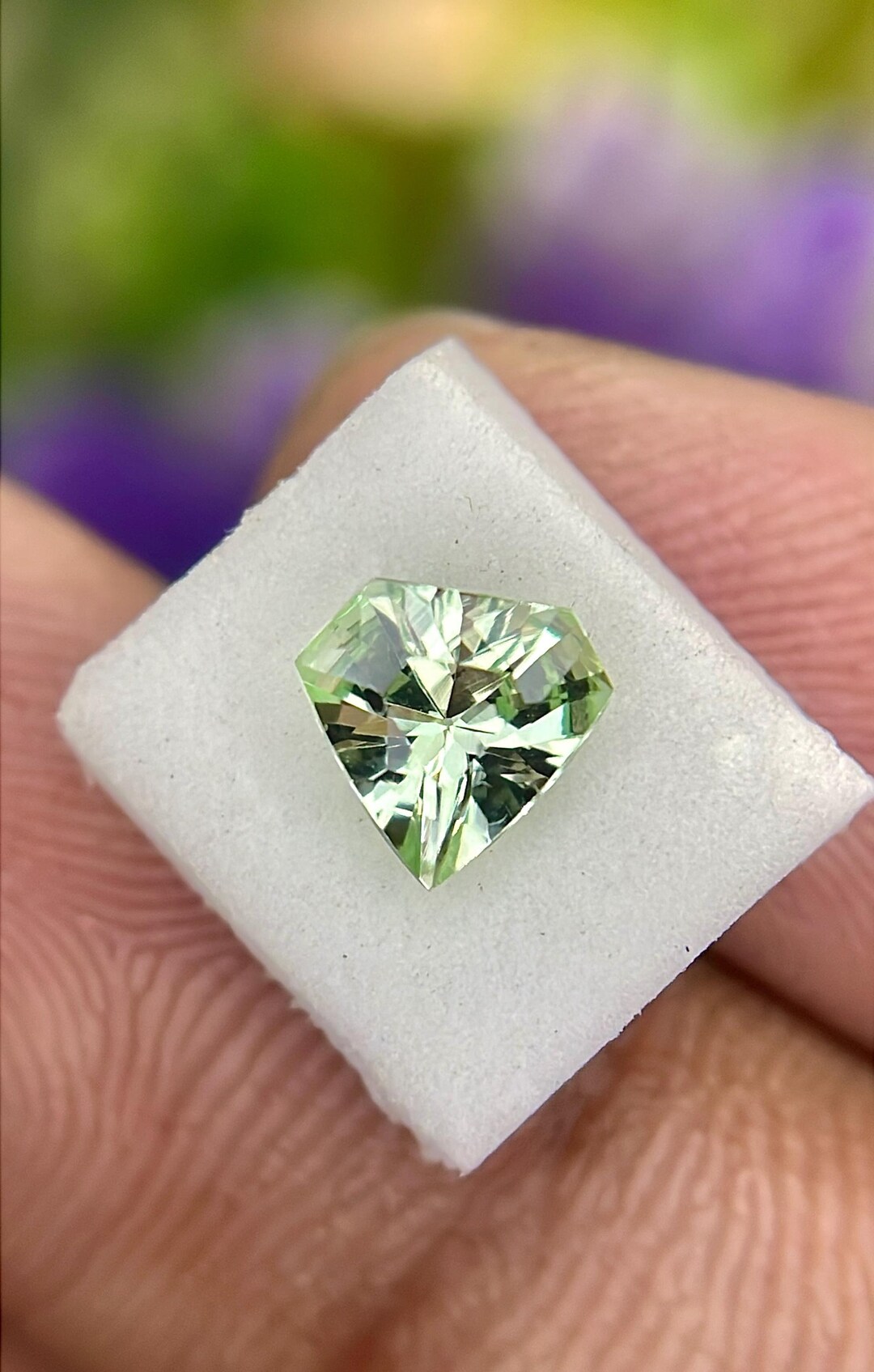 Mint Green Natural Rare Grossular Garnet in Our Special Supermanshield ...