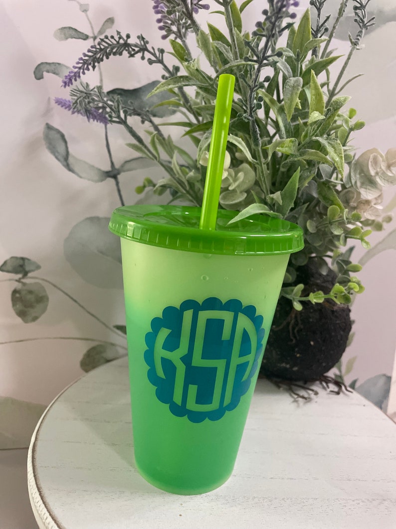 Monogram Decal Monogram Vinyl Decal Sticker Vinyl Monogram - Etsy