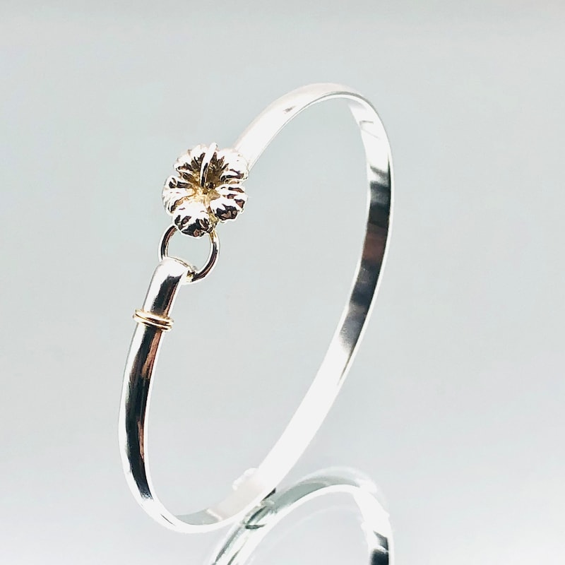 Flower Bangle - Etsy
