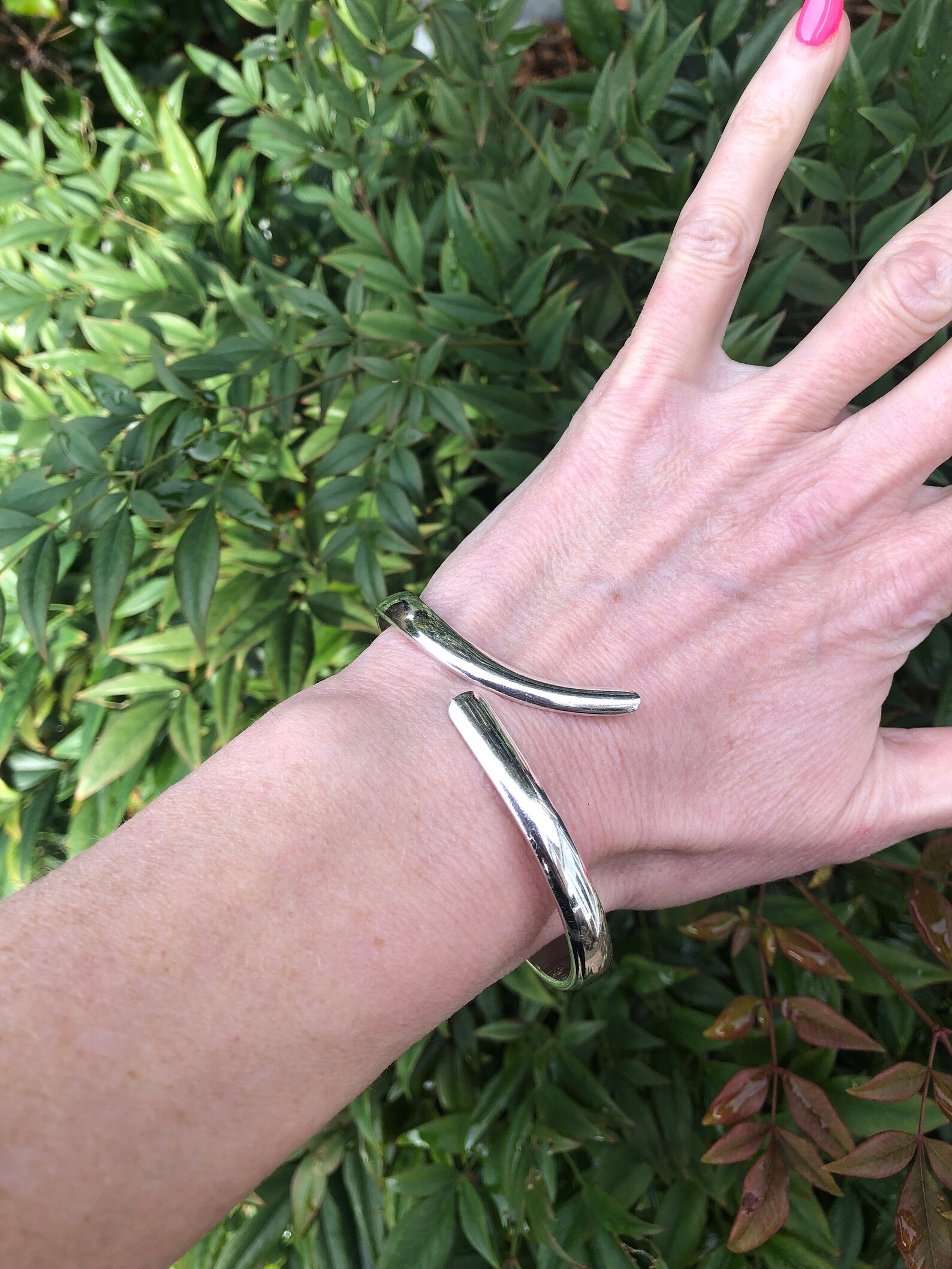 Sterling Silver Hinged Bangle Mexico Vintage - Etsy