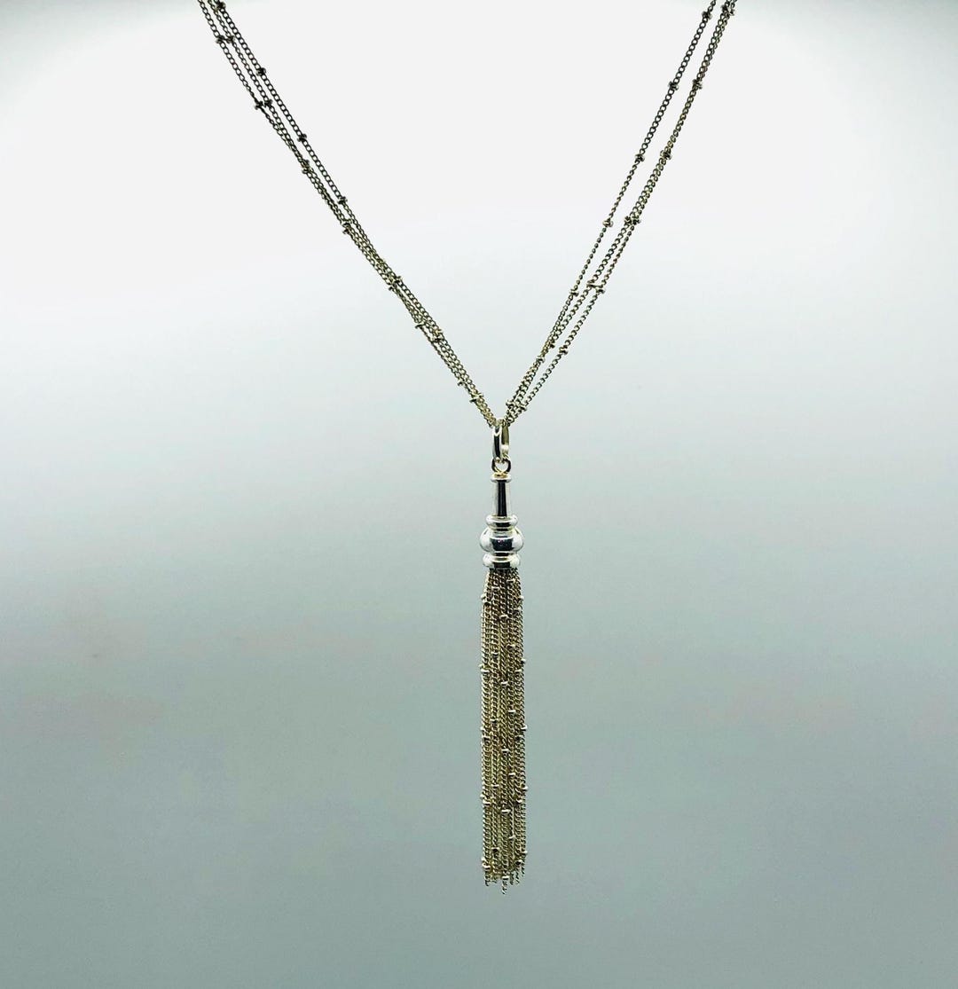 Links of London Sterling Silver Raindance Tassel Pendant Necklace ...