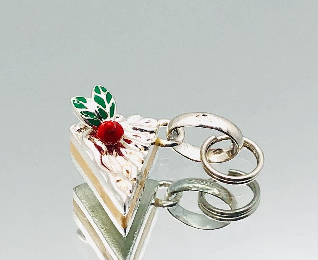 Links of London Sterling Silver Cake Slice Charm Vintage - Etsy