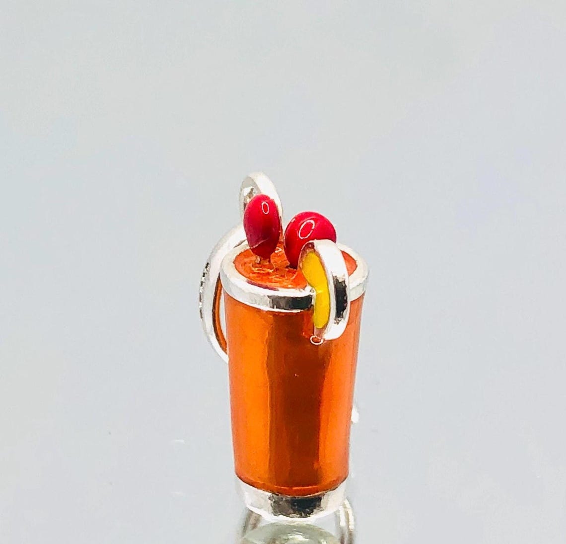 Links of London Sterling Silver Cocktail Glass With Cherry Charm ...
