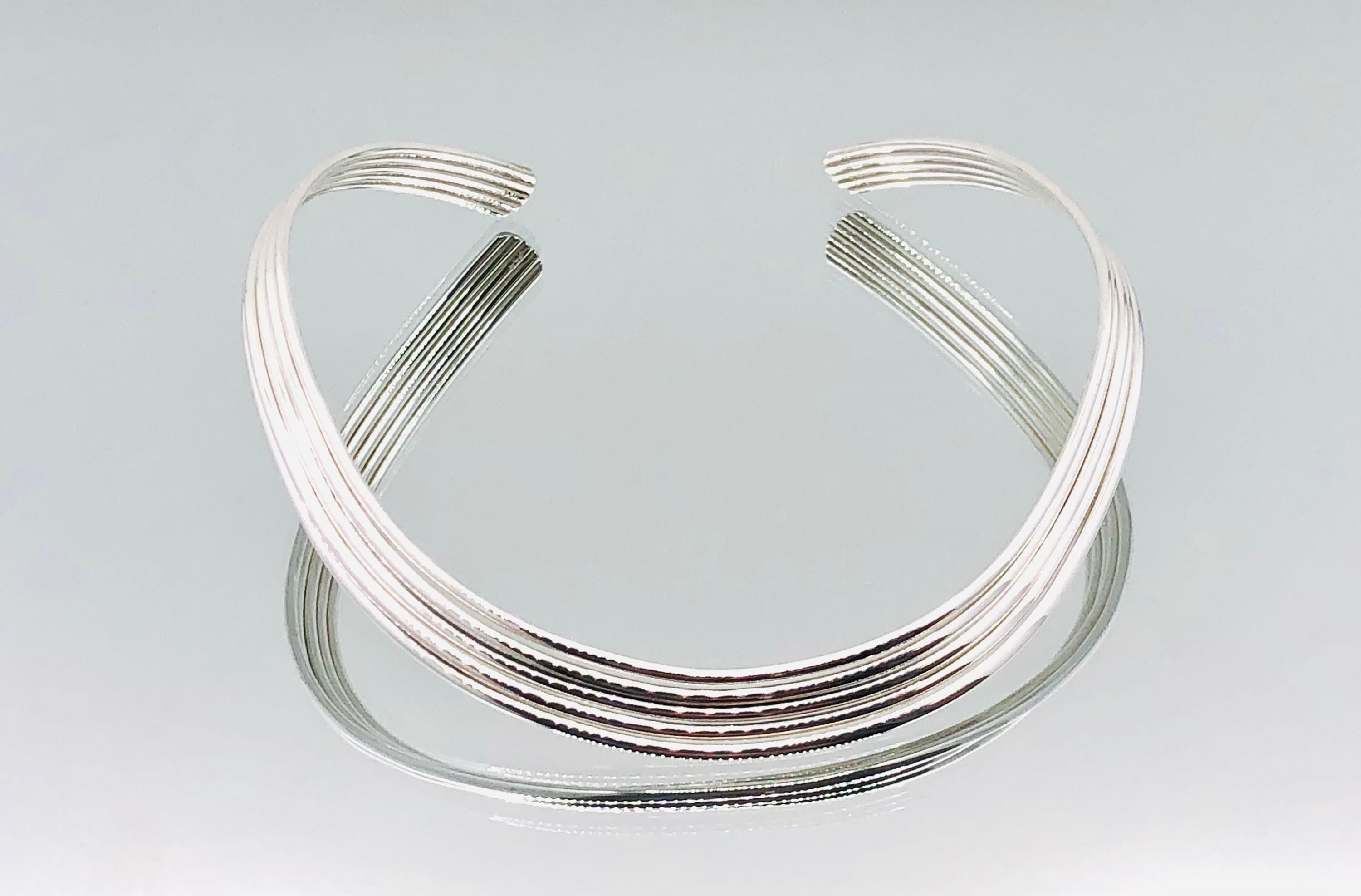 Hi Ho Sterling Silver Heavy Five Strand Torque Collar Necklace - Etsy