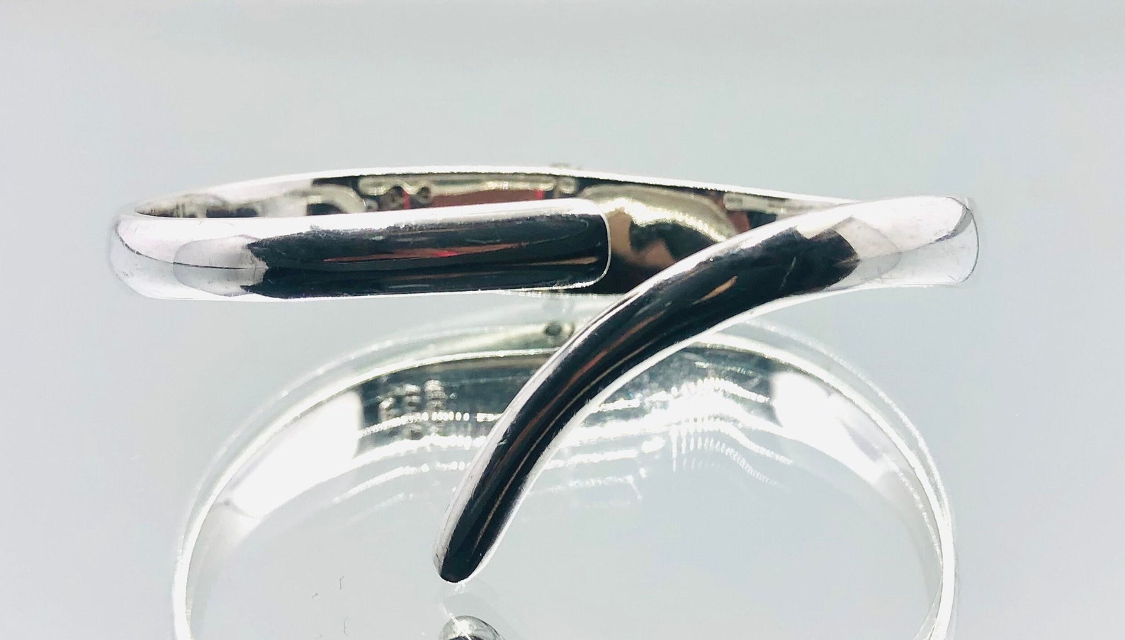 Sterling Silver Hinged Bangle Mexico Vintage - Etsy