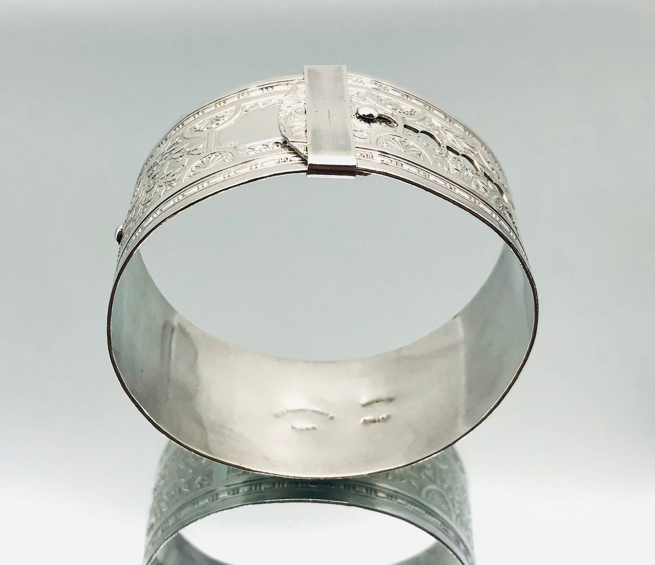 Henry Griffith & Sons Fidelity Buckle Bangle Vintage - Etsy