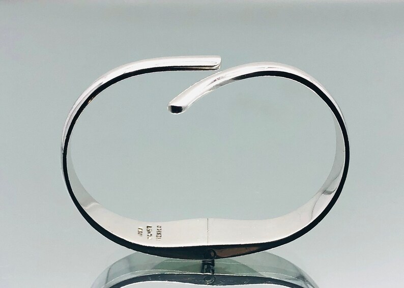 Sterling Silver Hinged Bangle Mexico Vintage - Etsy