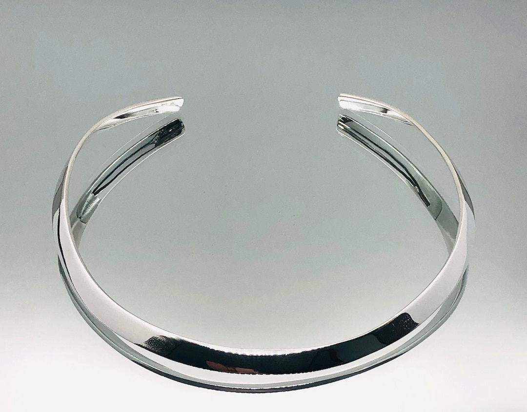 Bayanihan Sterling Silver Torque Collar Necklace Vintage - Etsy